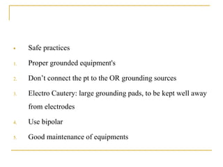 4.hazards of working in the operation room | PPTX