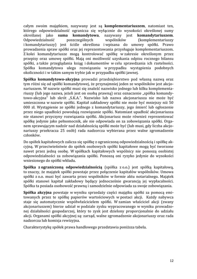 4 Podstawowe pojęcia, cechy i klasyfikacja przedsiębiorstw | PDF ...