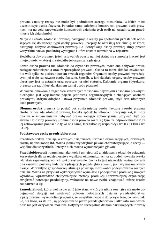 4 Podstawowe pojęcia, cechy i klasyfikacja przedsiębiorstw | PDF ...