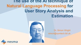 4. the use of the ai technique of natural language processing for user ...