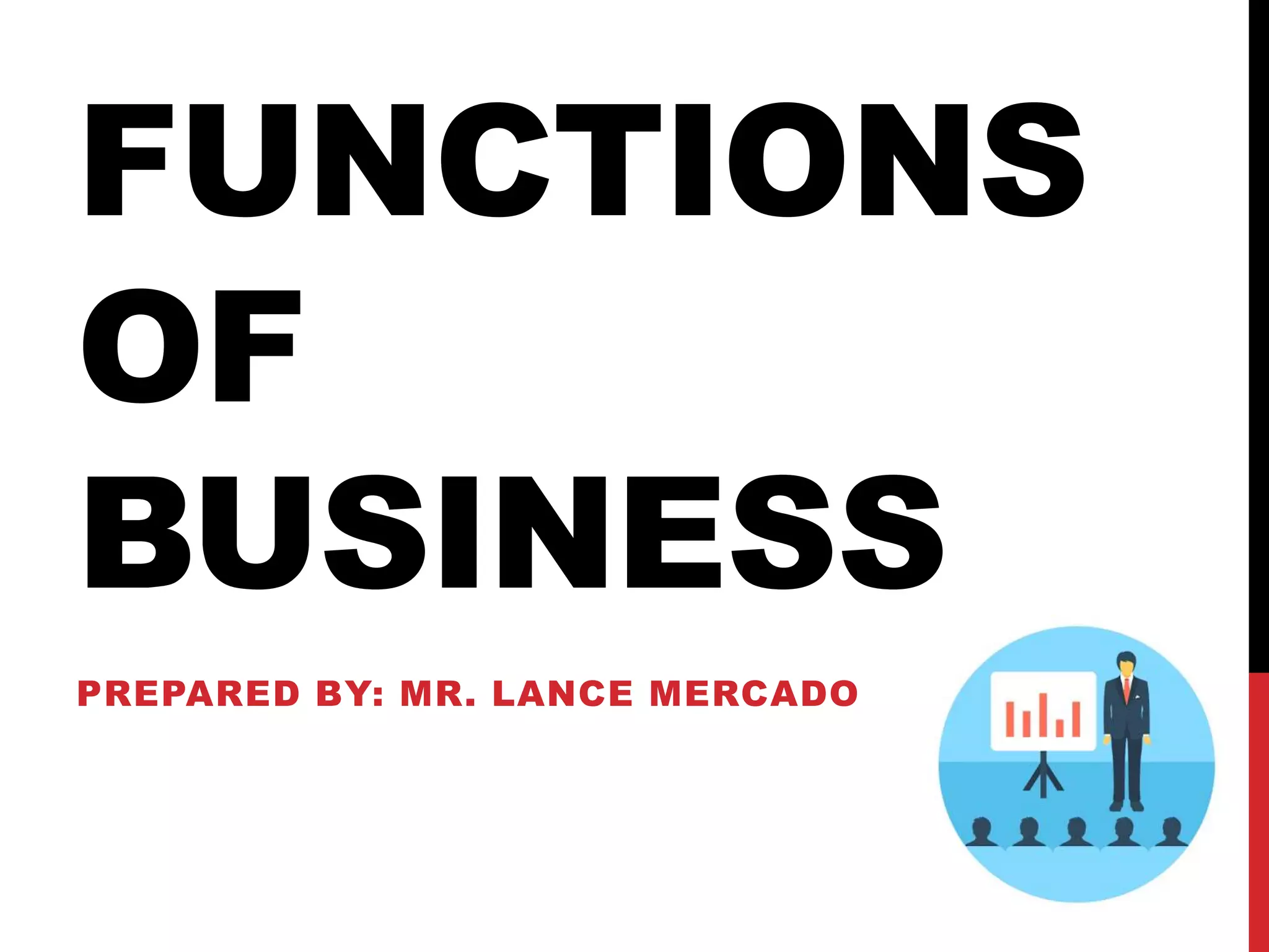 Functions of Business | PPTX