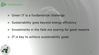 Green ICT - Sustainability, Effectiveness and company maturity | PDF