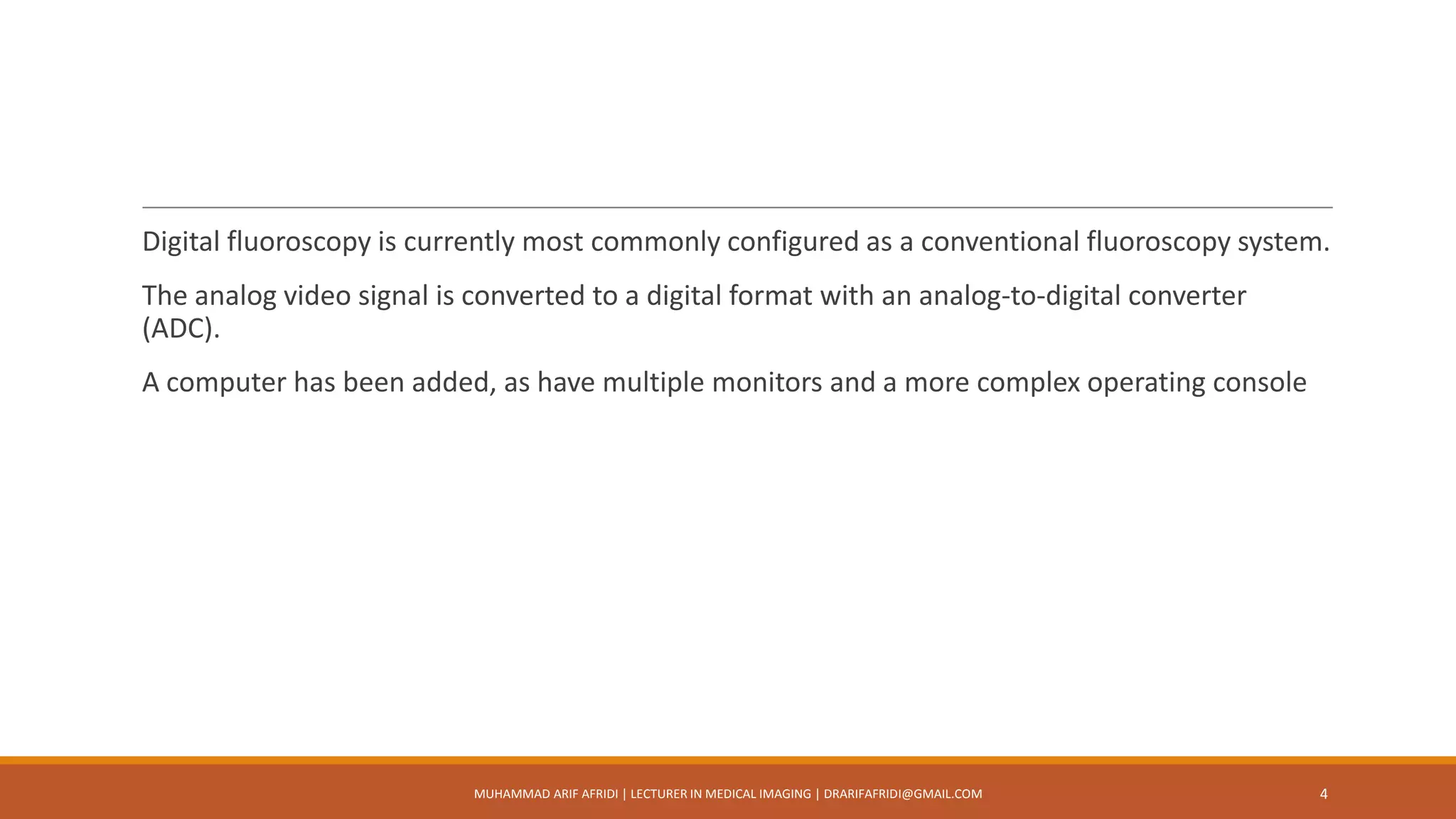 Digital Fluoroscopy Imaging System | PDF
