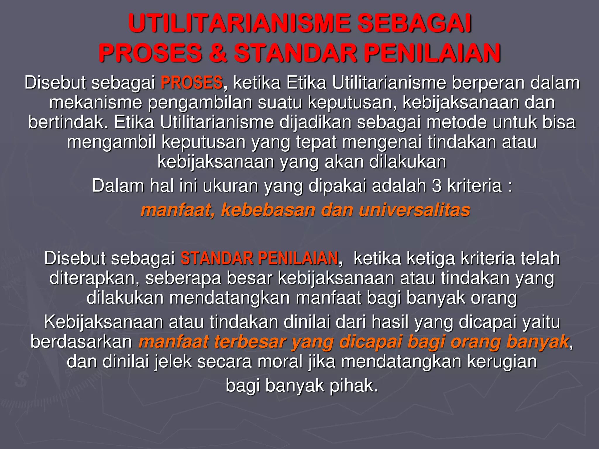 etika utilitarianisme | PDF