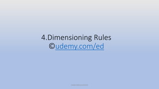 Dimensioning Rules in Engineering Drawing | PPTX
