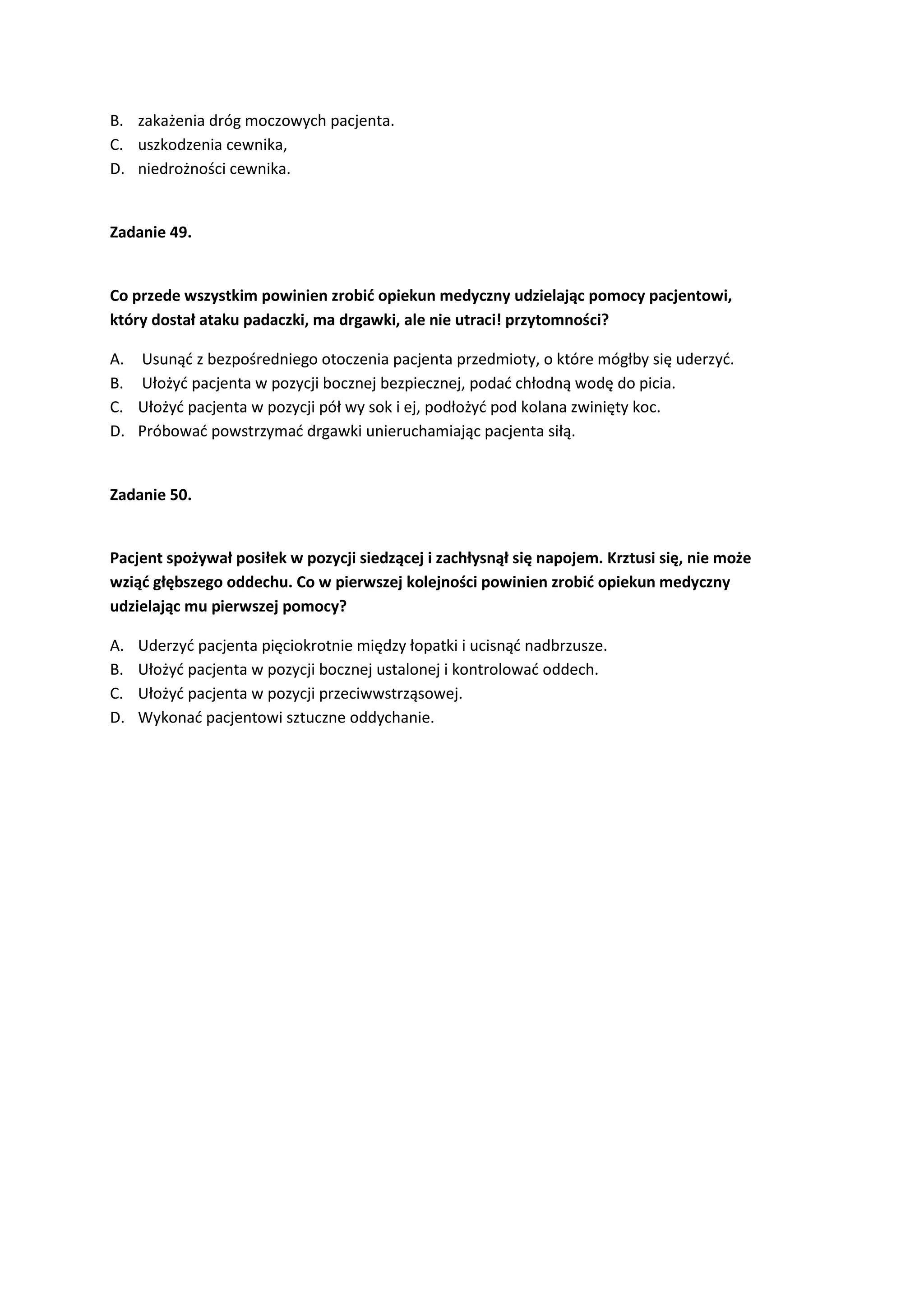 4 1 opiekun medyczny | PDF