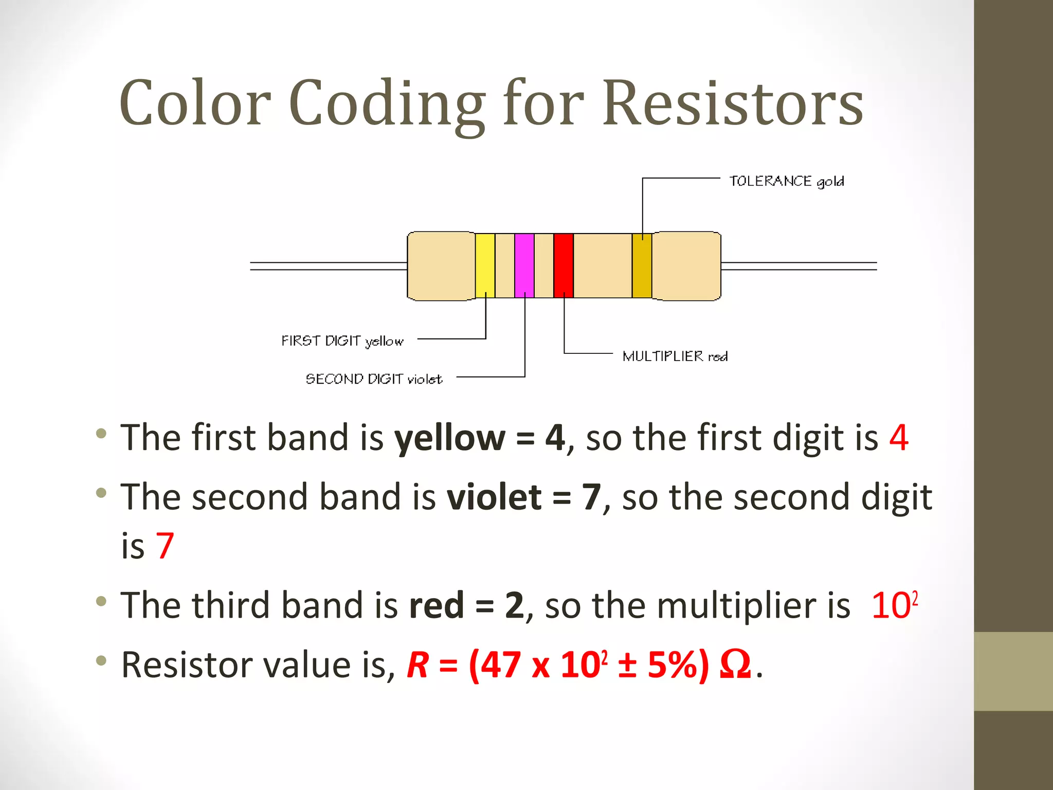 Current and resistors - 203PHYS | PPT