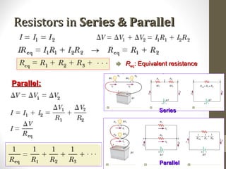 Current and resistors - 203PHYS | PPT
