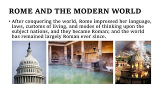 LATIN - ROME AND THE MODERN WORLD | PPTX