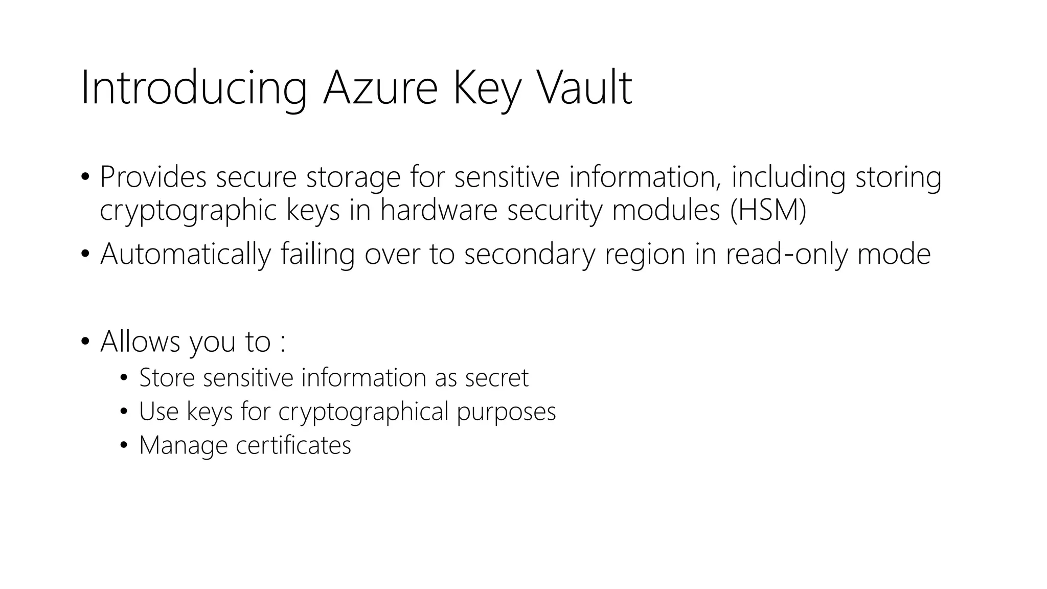 Azure Low Lands 2019 - Building secure cloud applications with Azure ...