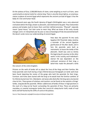 4. egyptian civilization | PDF