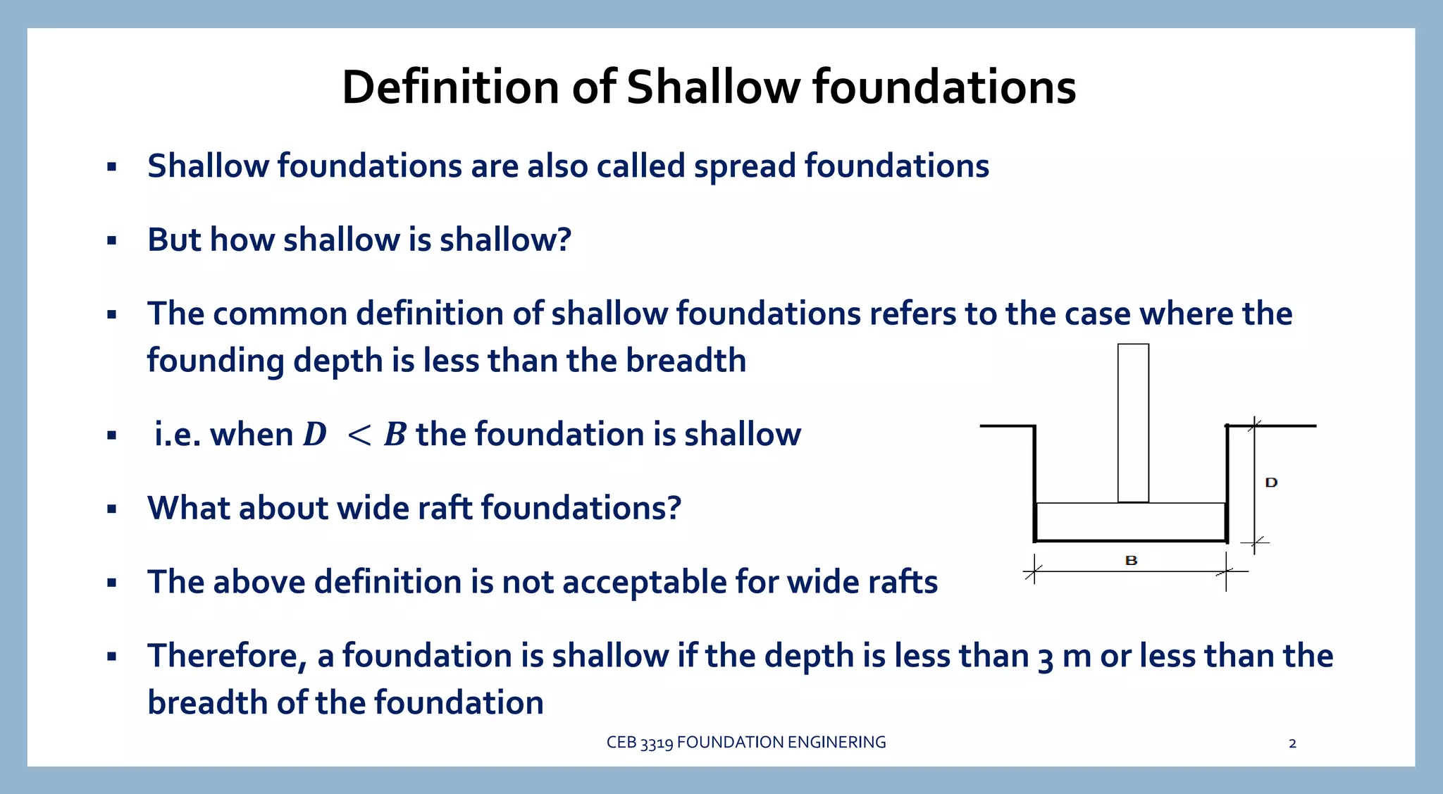 4. Shallow Foundations | PDF