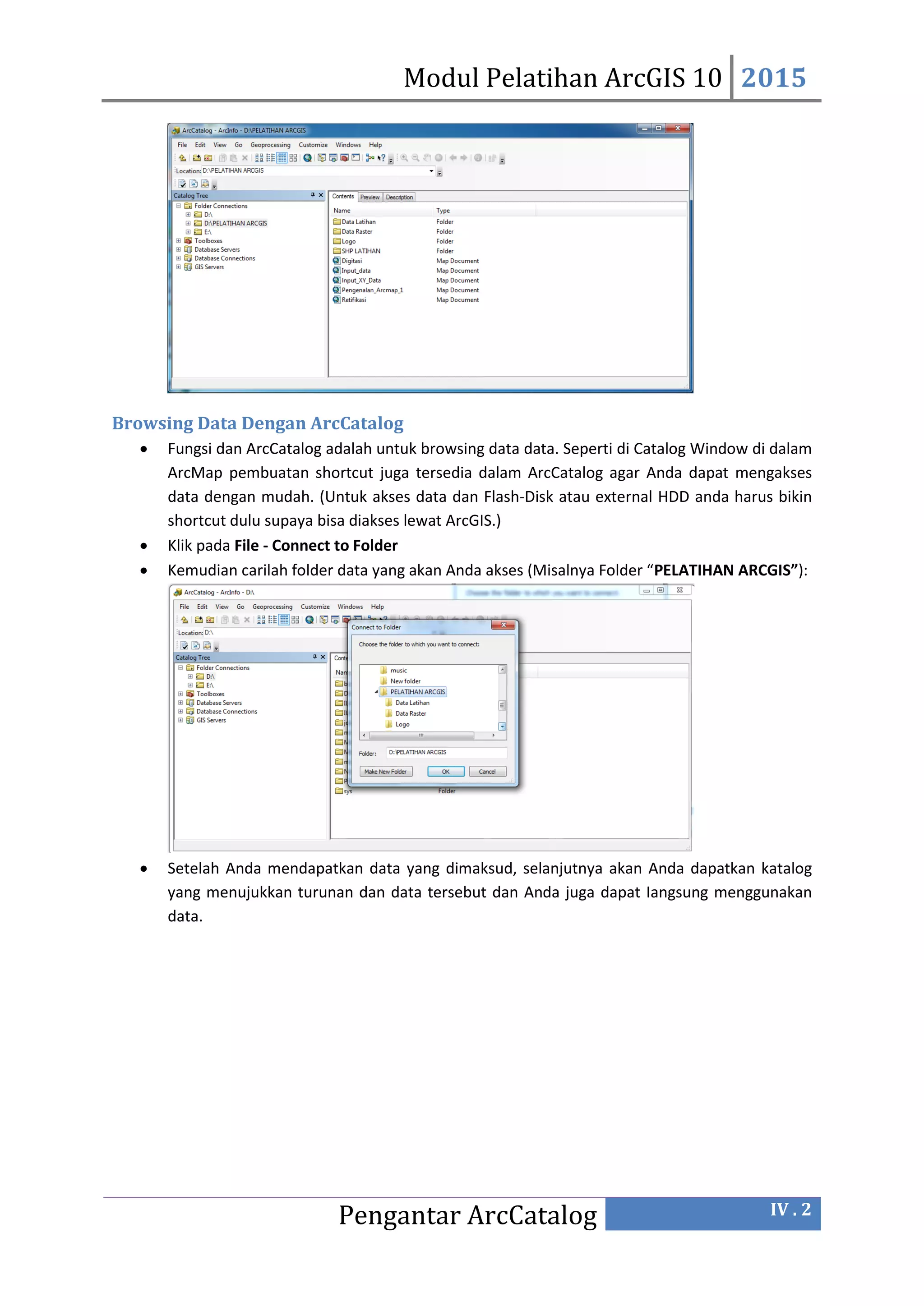 Pengantar ArcCatalog | PDF
