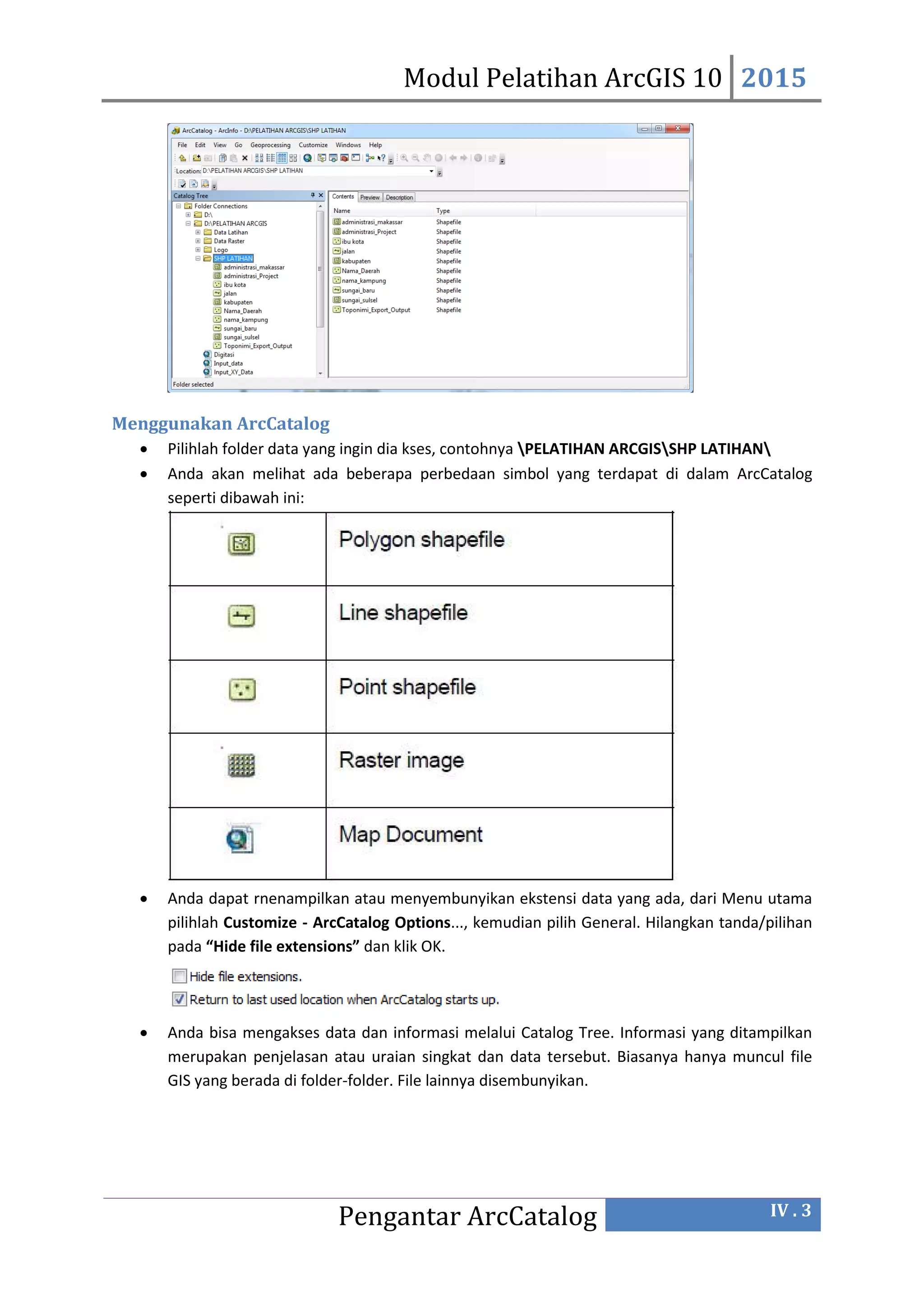 Pengantar ArcCatalog | PDF