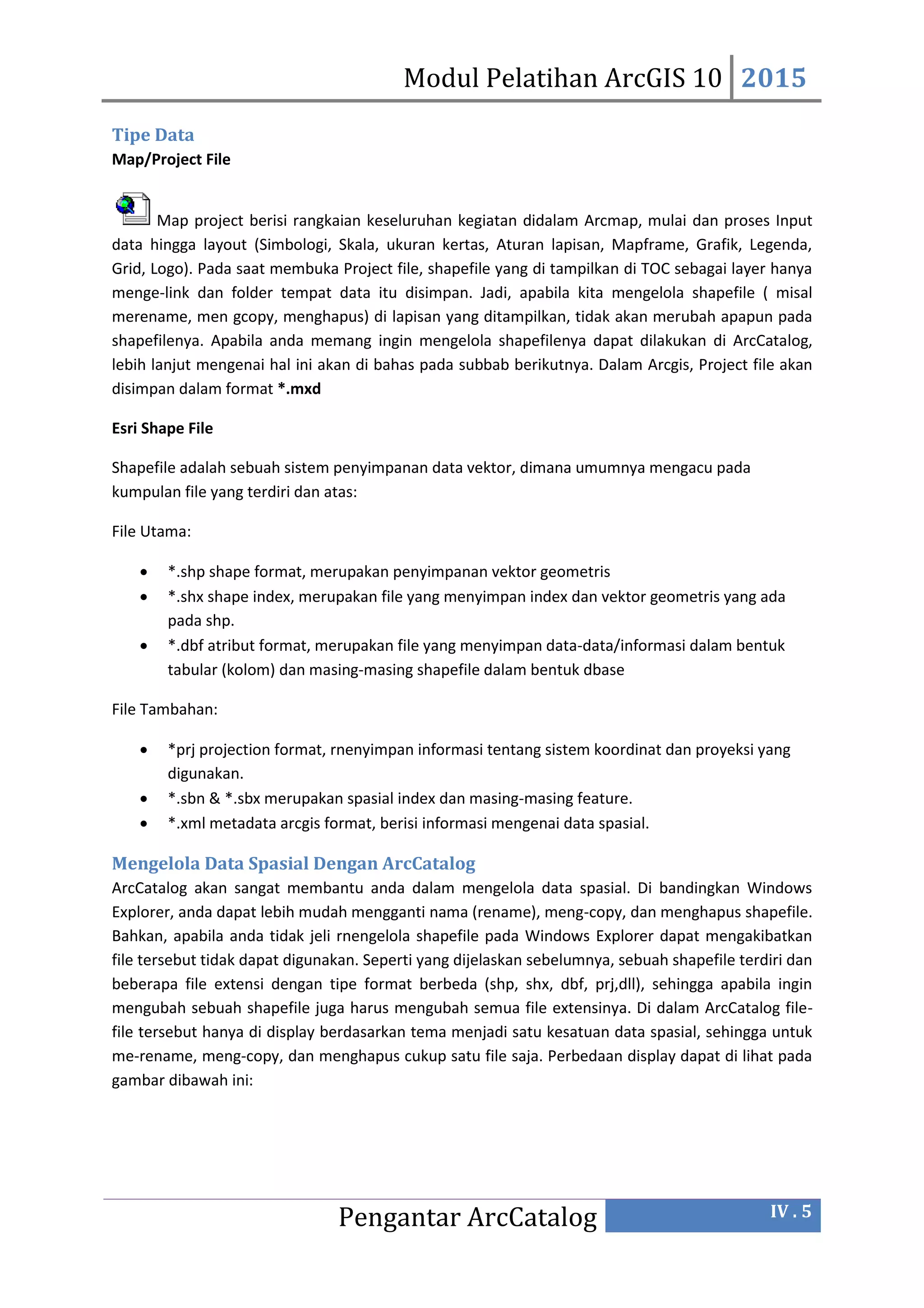 Pengantar ArcCatalog | PDF