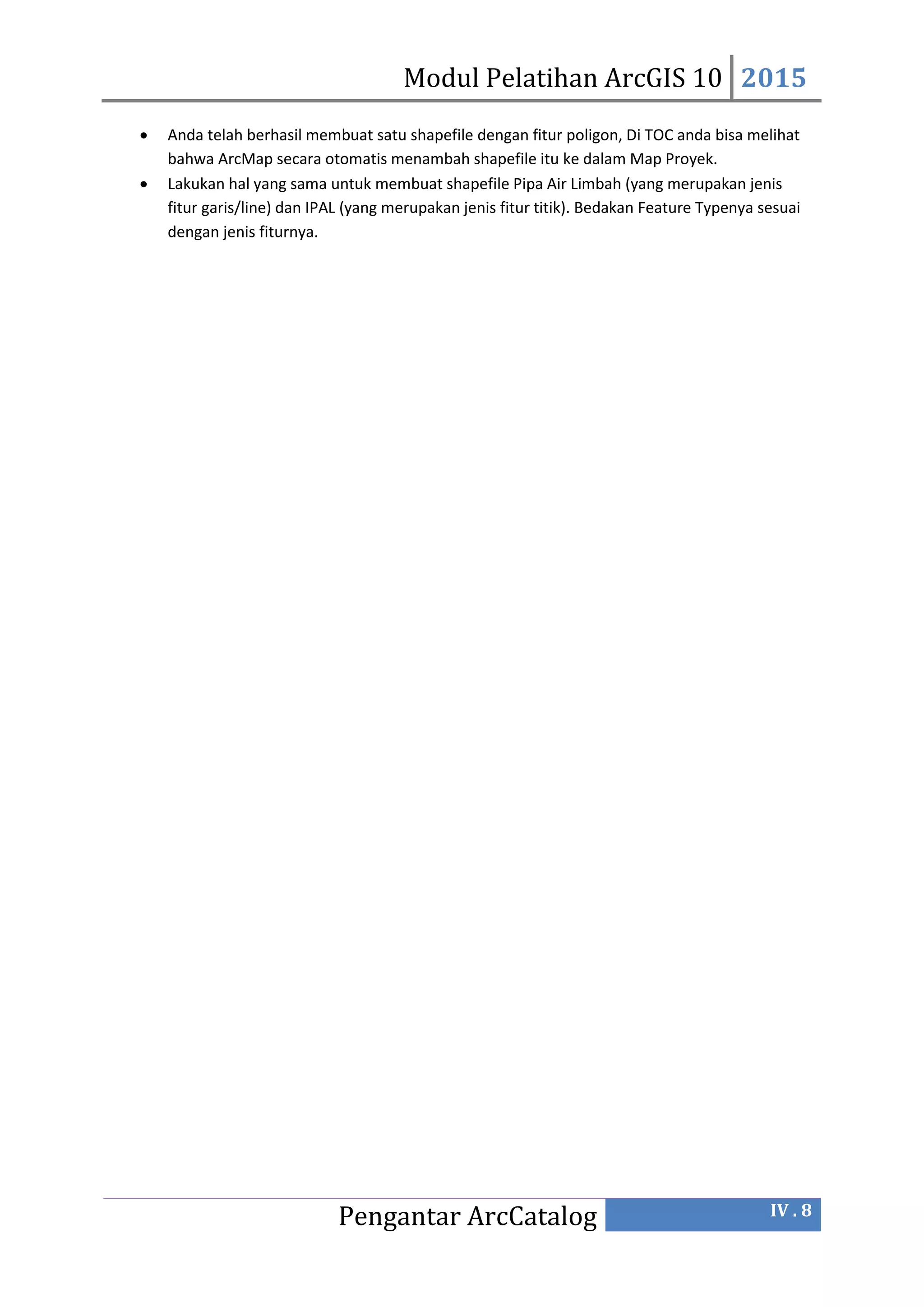 Pengantar ArcCatalog | PDF