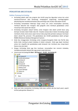 Pengantar ArcCatalog | PDF