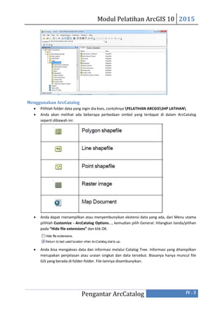 Pengantar ArcCatalog | PDF