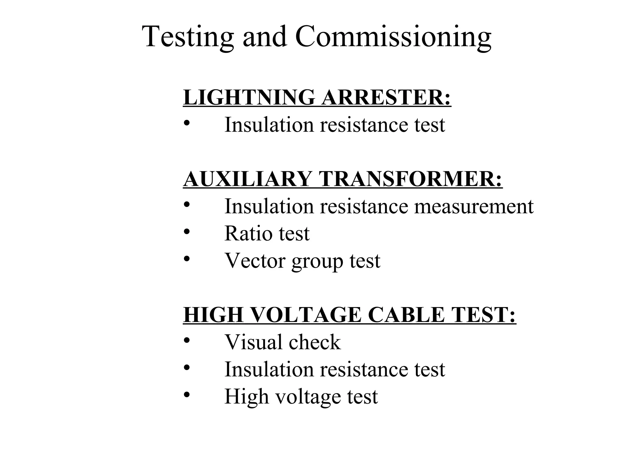 Installation Operation & Maintenance of 33kV & 11kV Switchgear | PPT