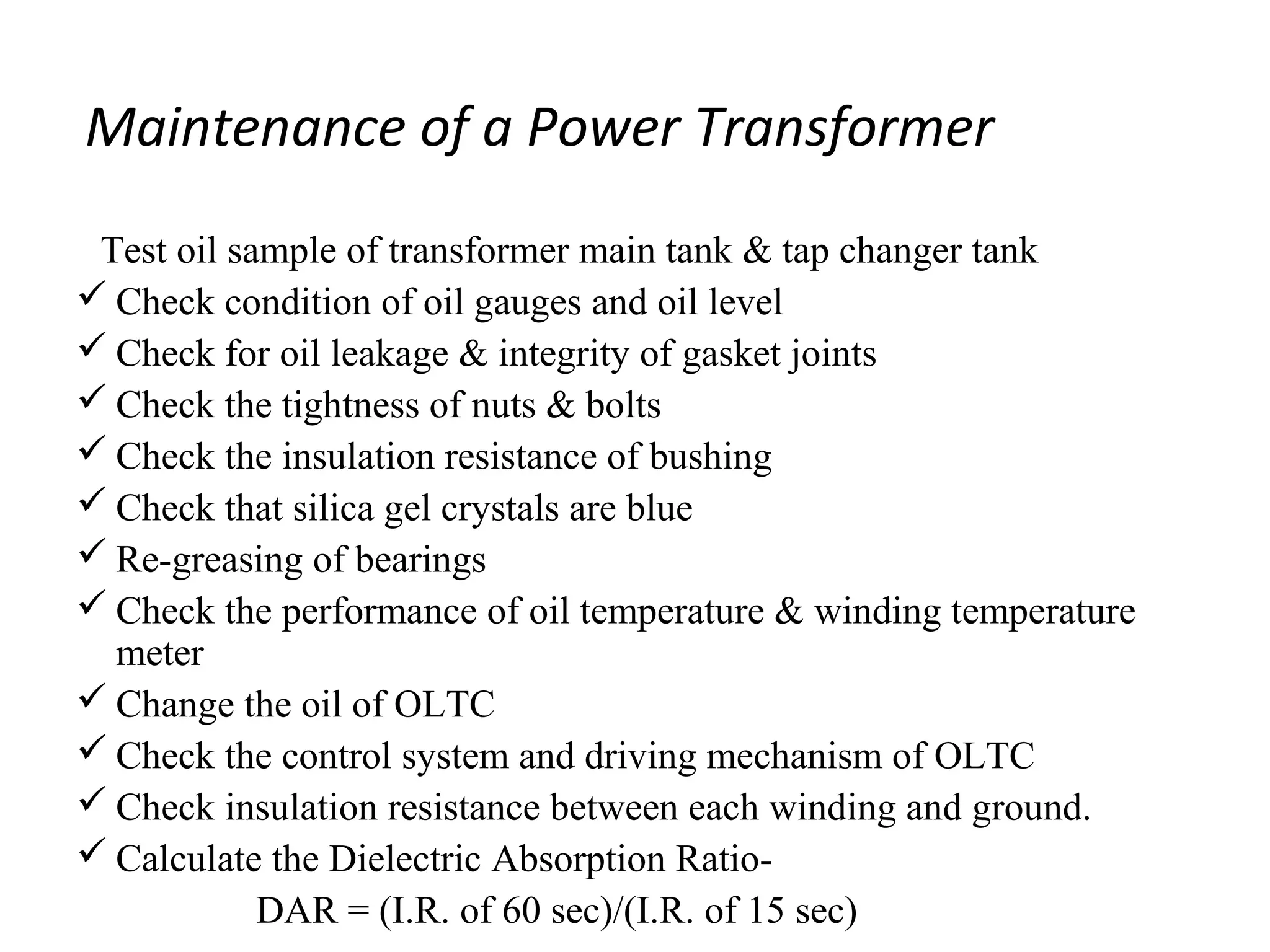 Installation Operation & Maintenance of 33kV & 11kV Switchgear | PPT