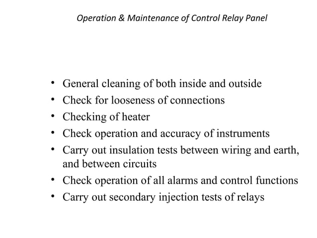Installation Operation & Maintenance of 33kV & 11kV Switchgear | PPT ...