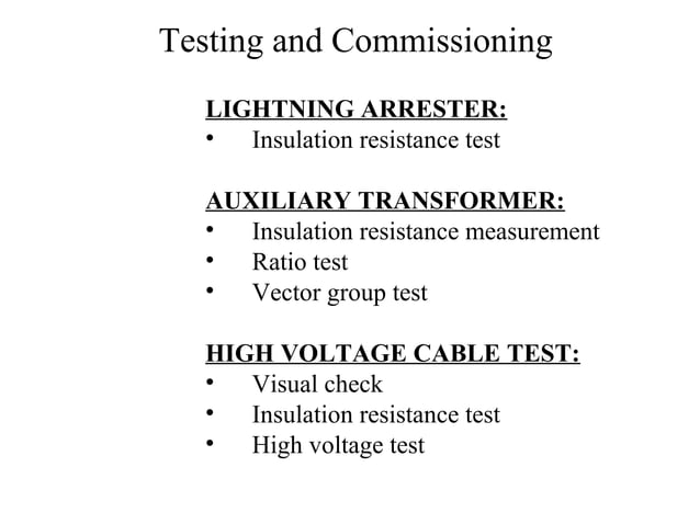 Installation Operation & Maintenance of 33kV & 11kV Switchgear | PPT | Consumer Electronics ...
