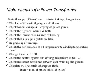 Installation Operation & Maintenance of 33kV & 11kV Switchgear | PPT