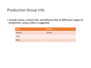 4. pre production mv 2018 | PPT