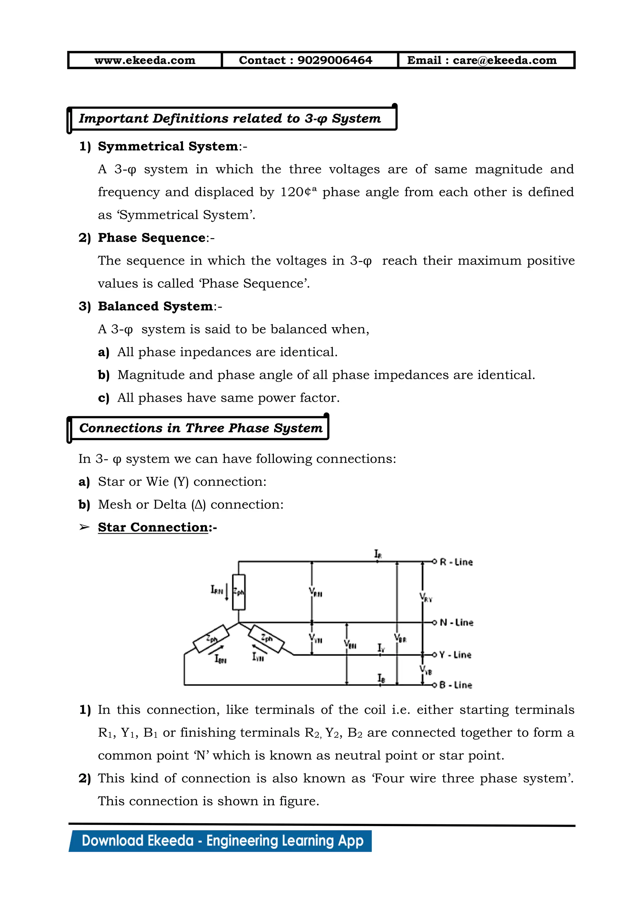 4.three phase circuits | PDF