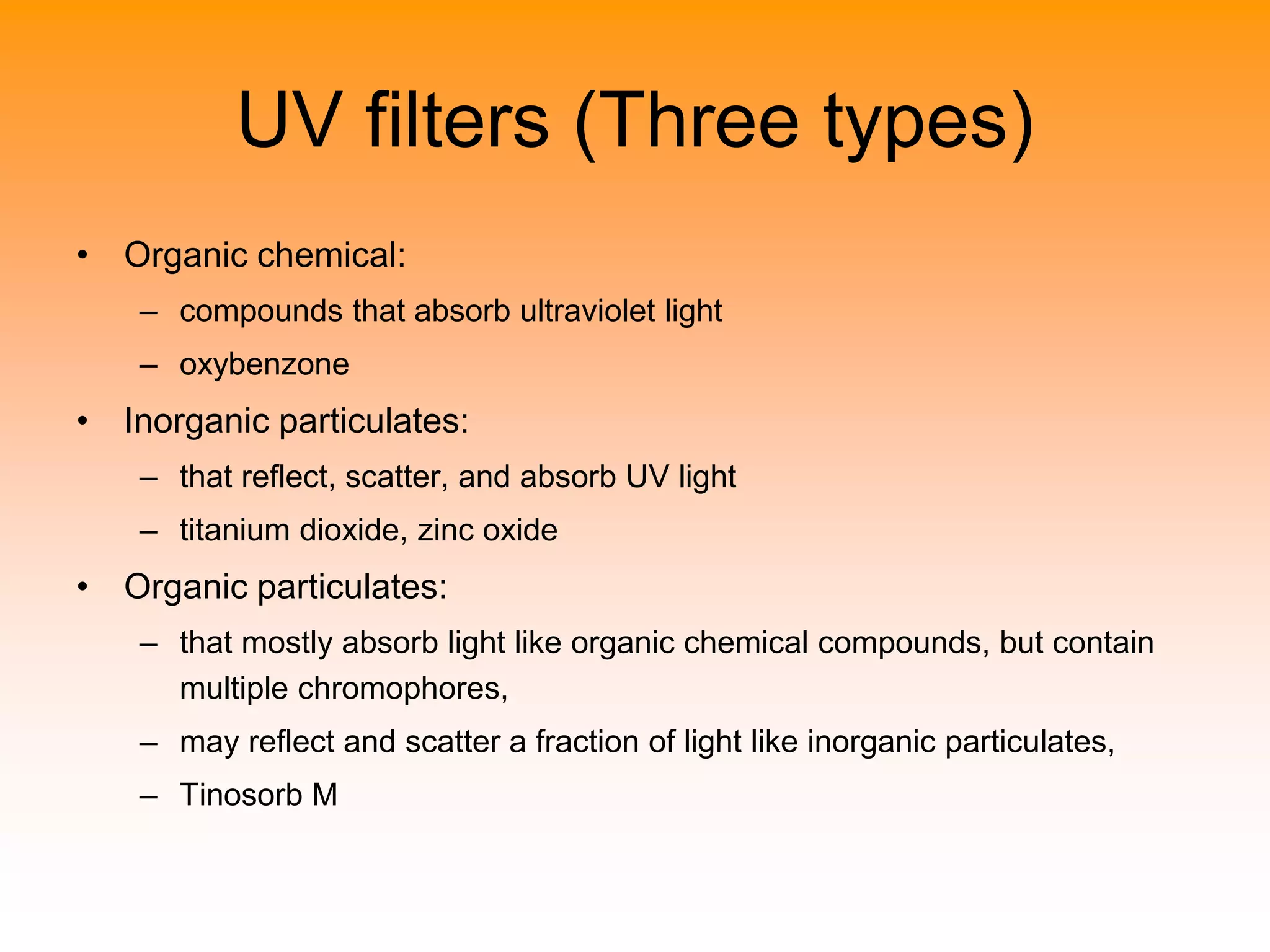 Sunscreen preparations | PDF