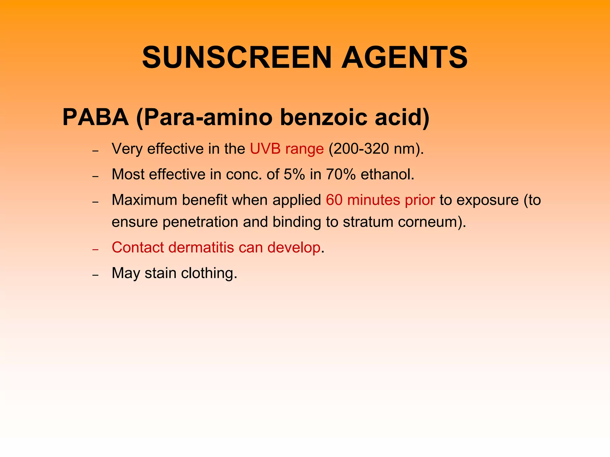 Sunscreen preparations | PDF