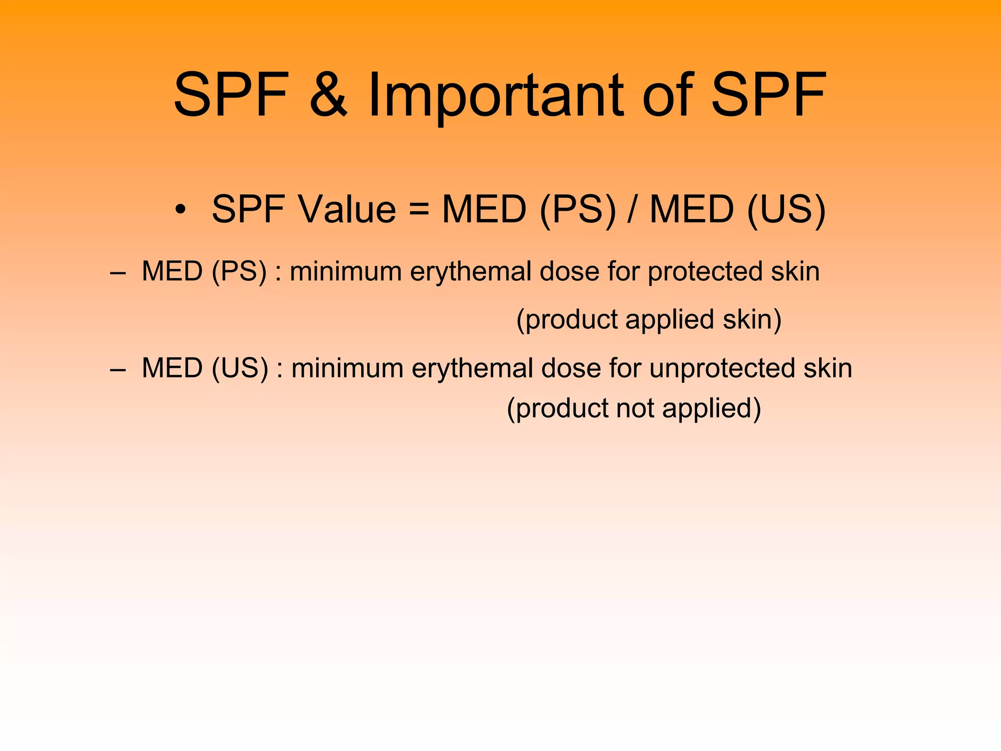 Sunscreen preparations | PDF