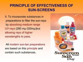 Sunscreen preparations | PDF