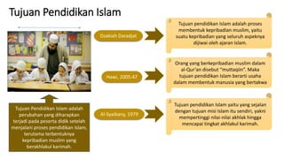 Tujuan Pendidikan Islam | PPTX