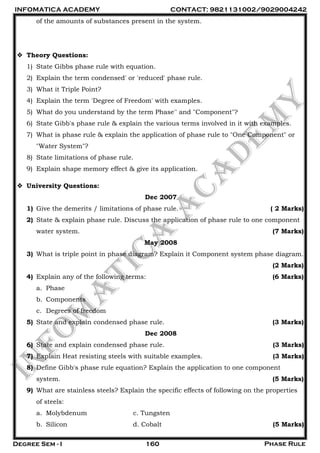 4. phase rule | PDF