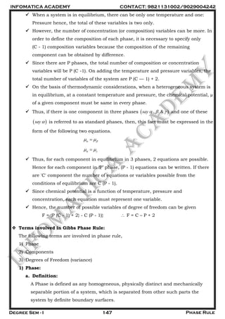 4. phase rule | PDF