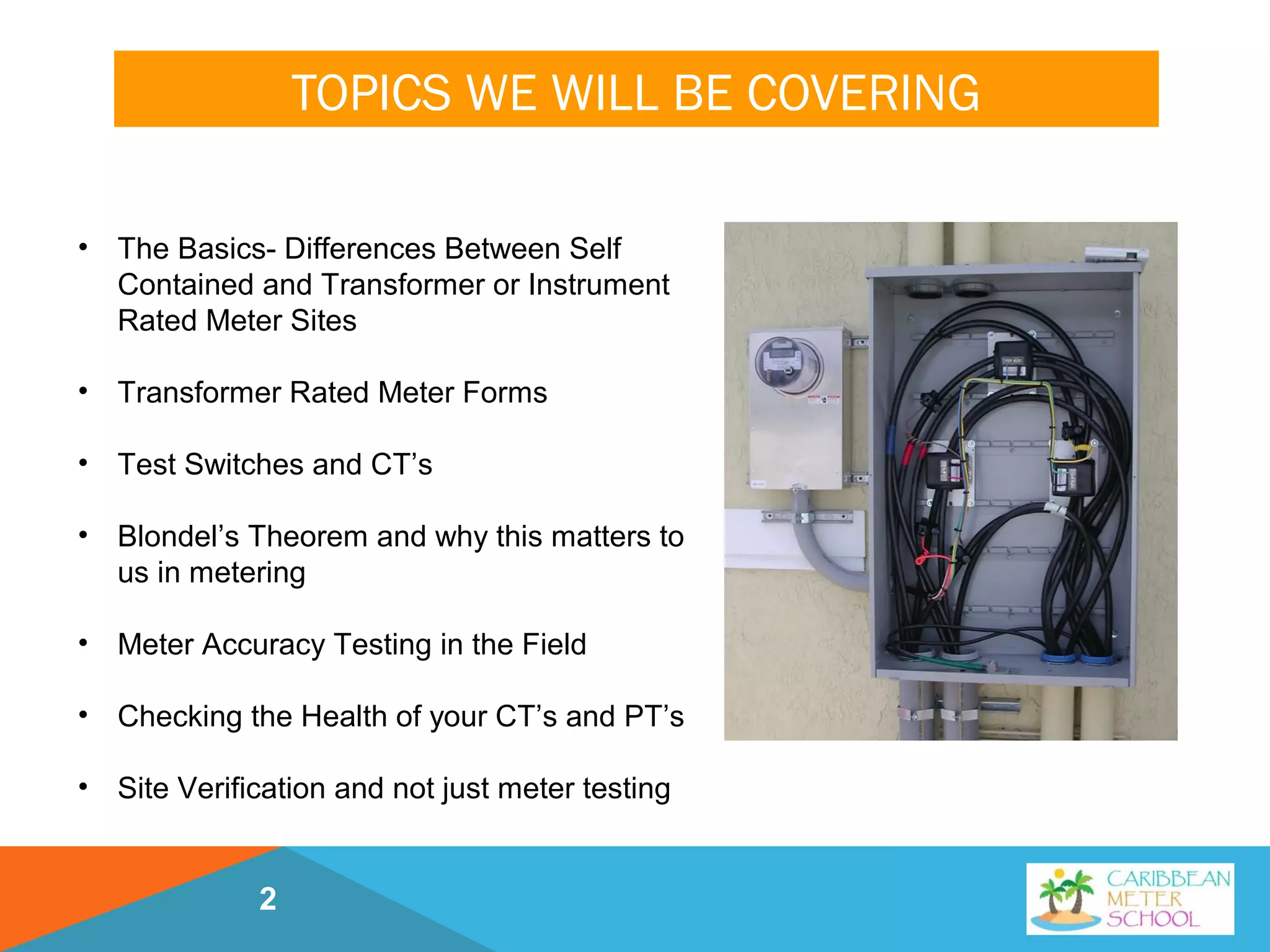 Introduction to Transformer Rated Metering | PPT