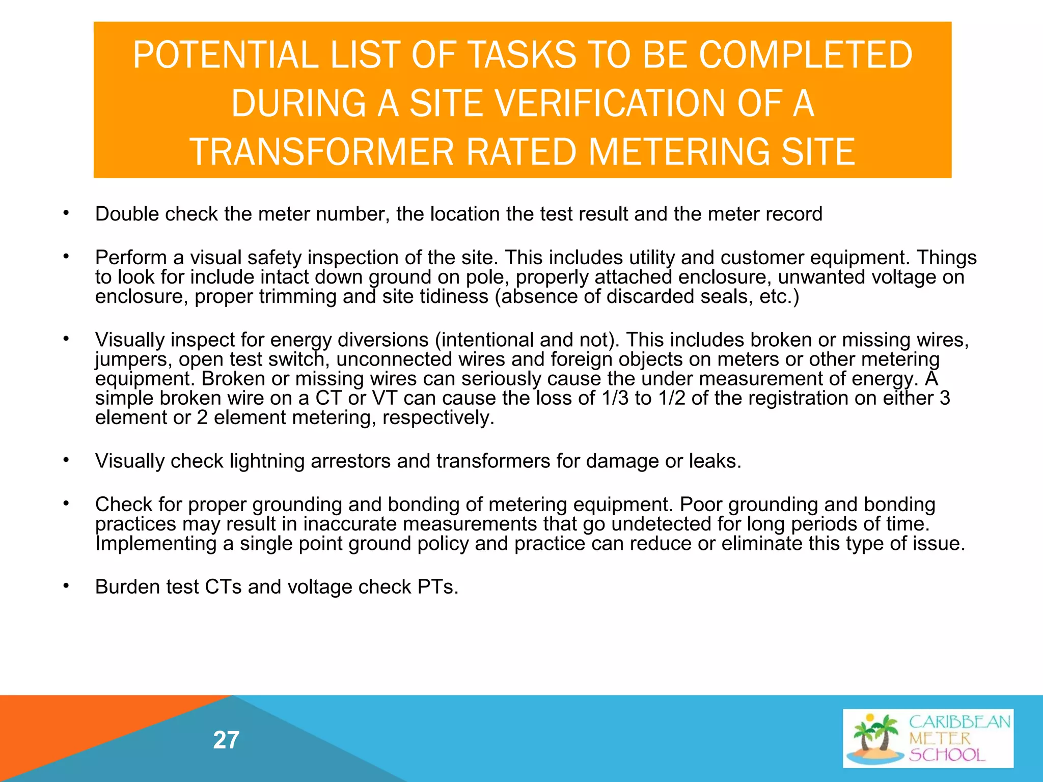 Introduction to Transformer Rated Metering | PPT