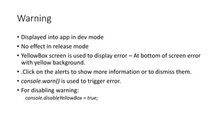 4. react native-debugging | PPT