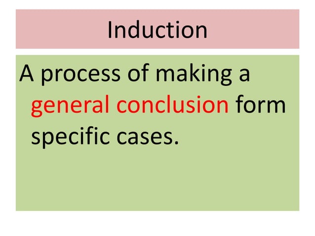 4.6 deduction and induction | PPTX