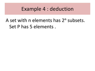 4.6 deduction and induction | PPTX