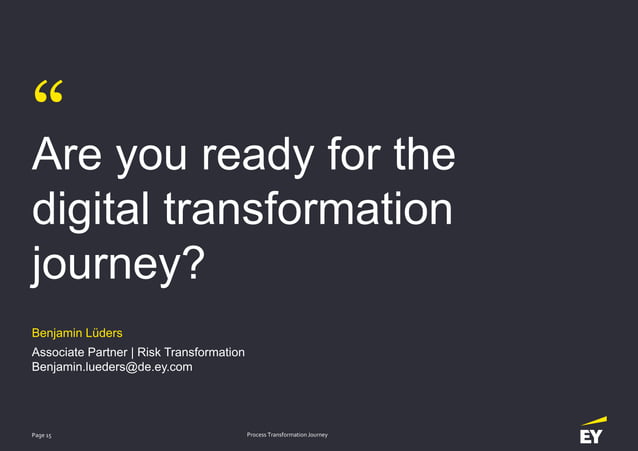 Process Transformation Journey – The Digital Enabler Process Mining | PPTX