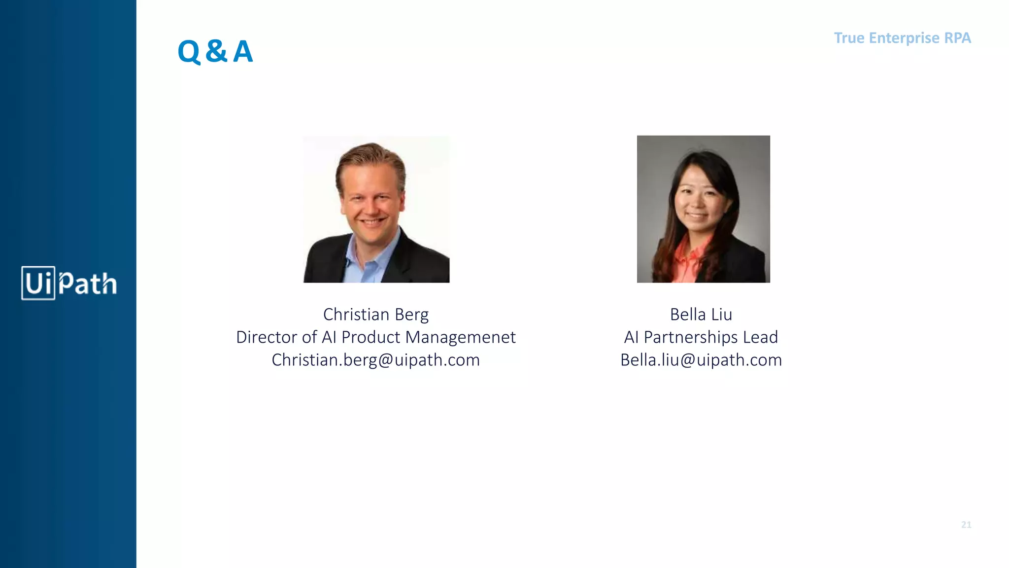 Achieving Business Transformation with UiPath RPA | PPTX