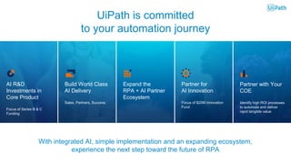 Achieving Business Transformation with UiPath RPA | PPTX | Internet ...