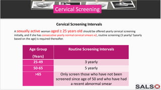 Cervical Screening and Colposcopy Update April 2019 | PPTX
