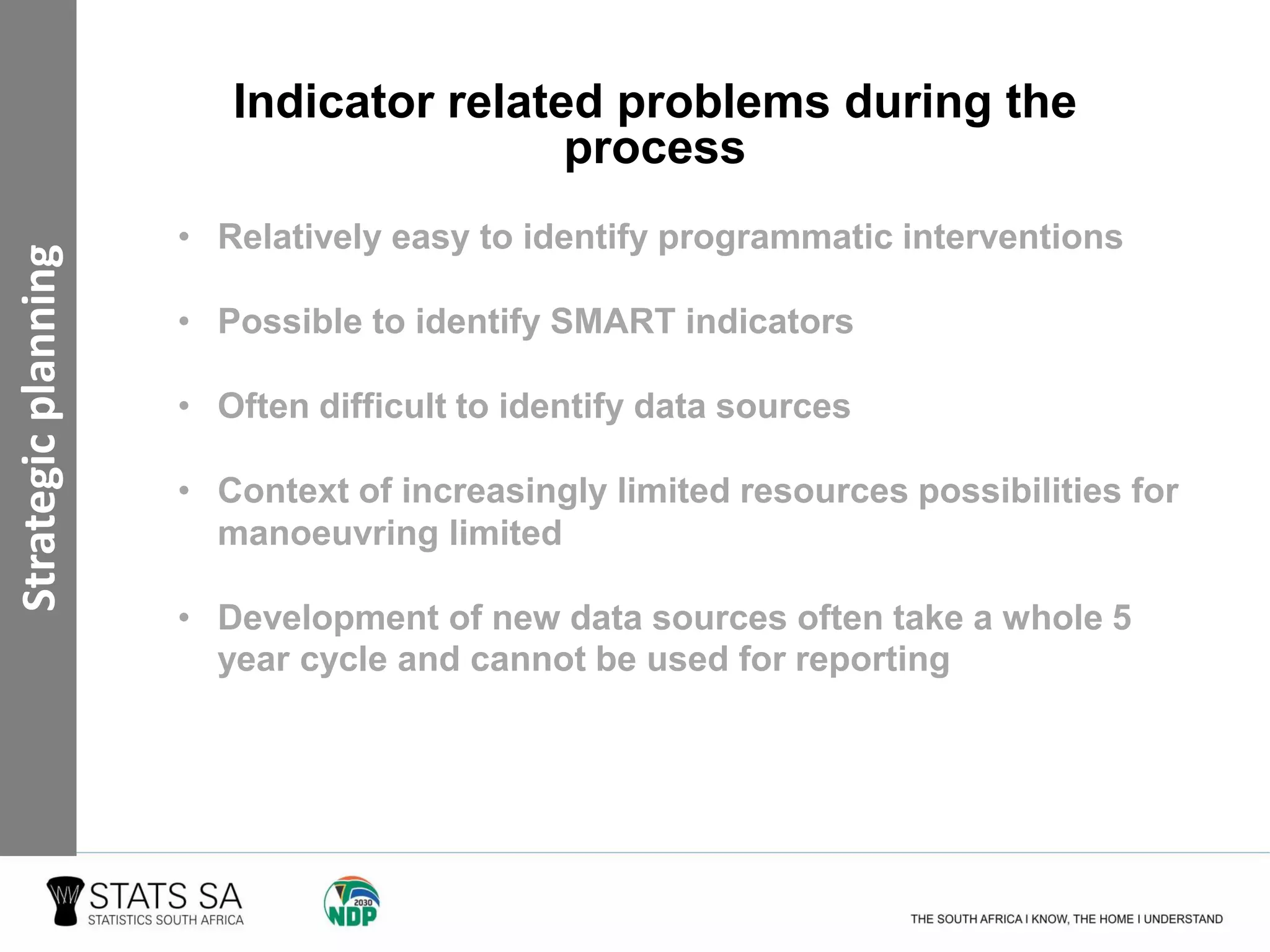 Strategic planning and indicator formulation, Isabel Schmidt | PPT