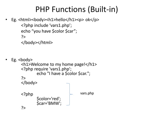 4.2 PHP Function | PDF