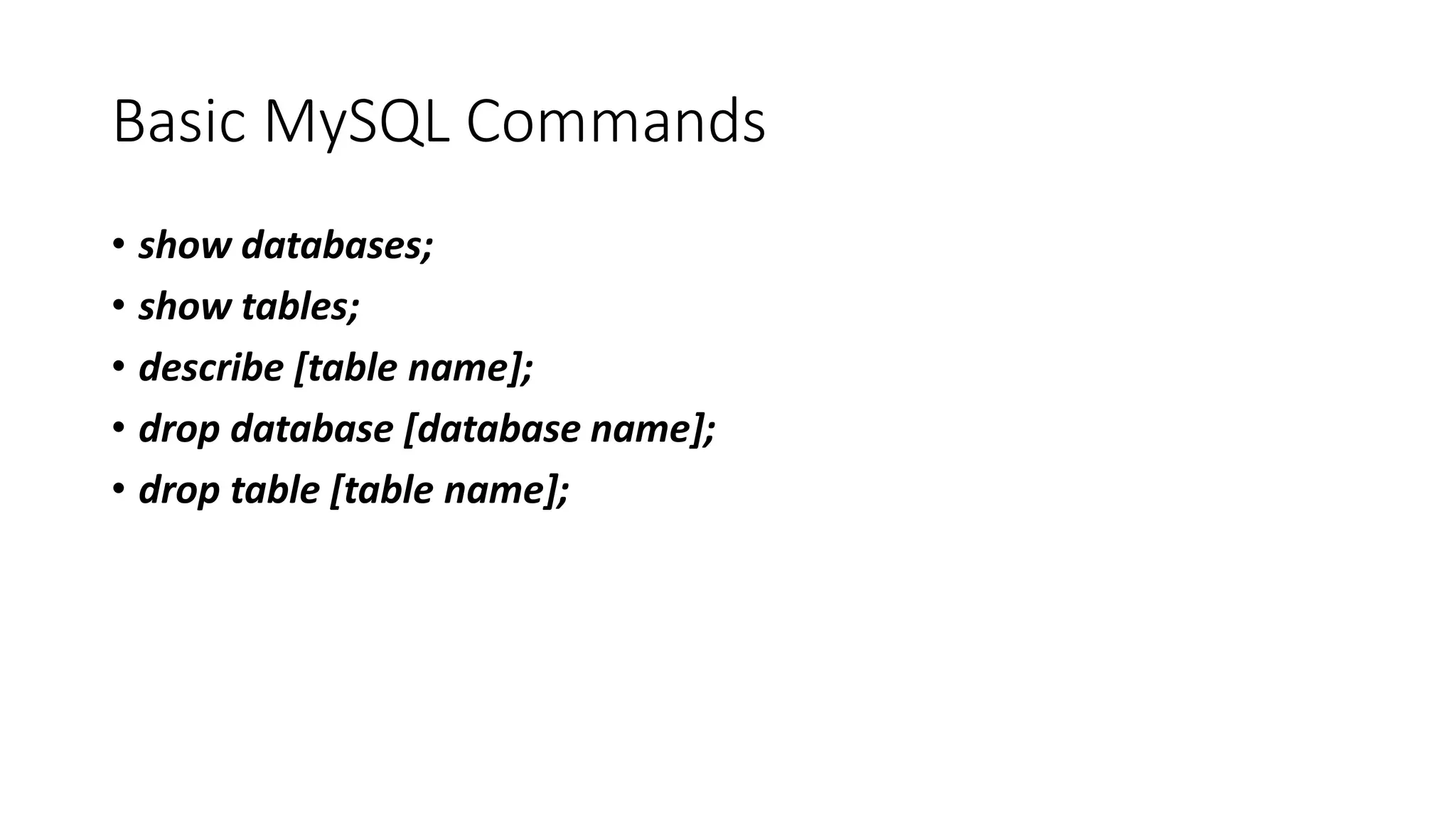 4.3 MySQL + PHP | PPT