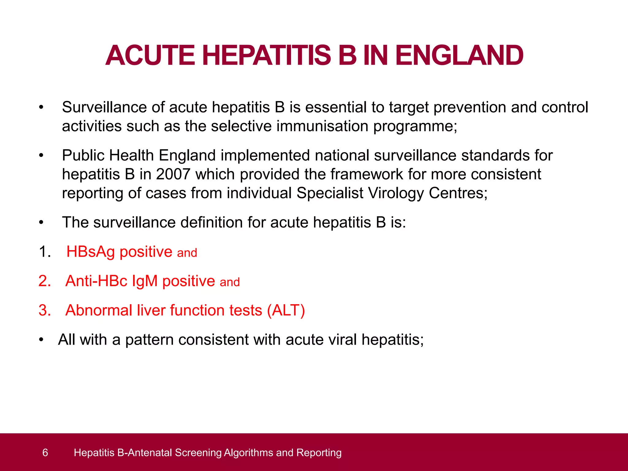 4. Samir Dervisevic hepatitis b antenatal screening algorithms and ...