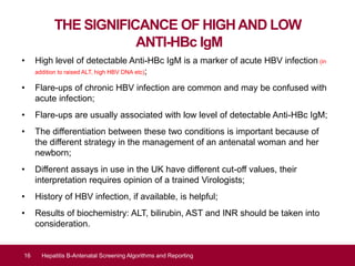 4. Samir Dervisevic hepatitis b antenatal screening algorithms and ...